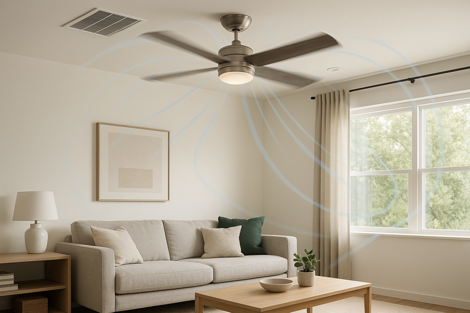 Ceiling Fans and HVAC Efficiency Myths and Facts | Livinon Mechanical
